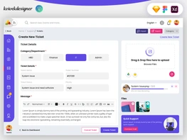 Admin Dashboard View Contact Page Web UI Template by ~ EpicPxls