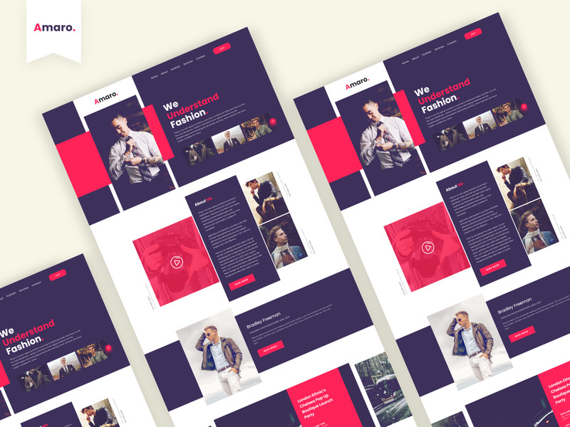 Ui Ux Portfolio Template Free Ui Template