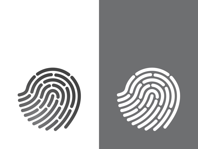 Fingerprint logo vector illustration icon template design ~ EpicPxls