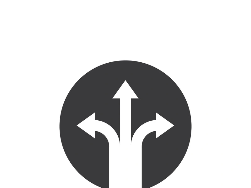 Way vector icon illustration design template by Upgraphic ~ EpicPxls