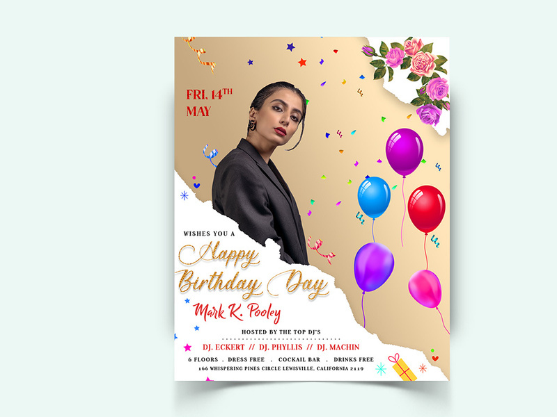 Birthday Party Social Media Post Template By 3djagan EpicPxls