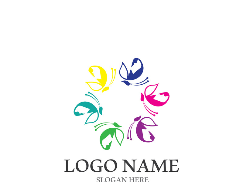Butterfly Logo Name